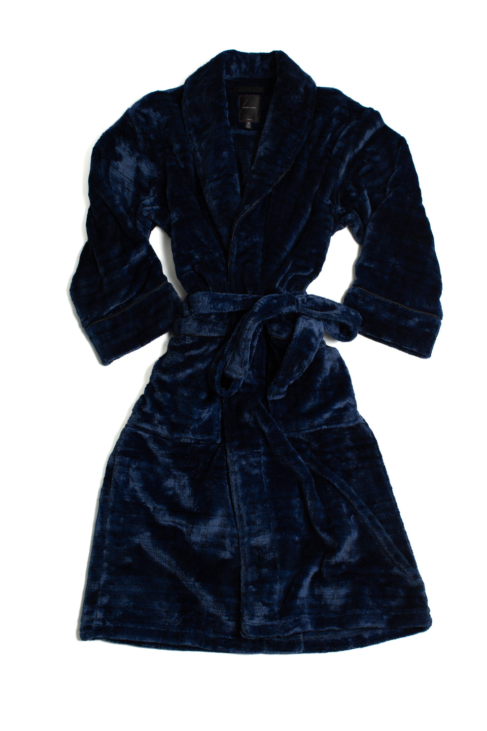 Heather Square Robe in Navy – Daniel Buchler