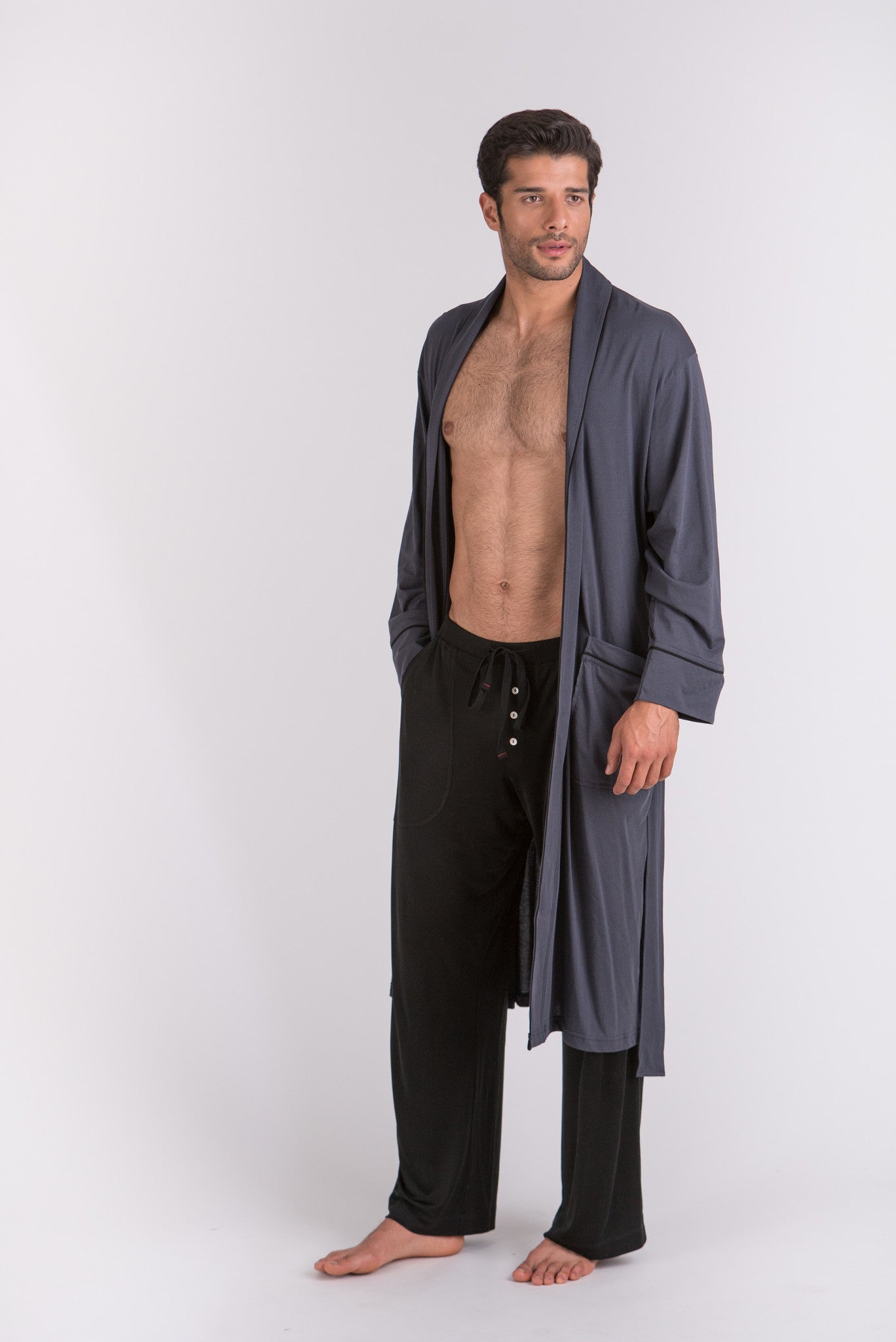 100% Peruvian Pima Cotton Ink Robe – Daniel Buchler